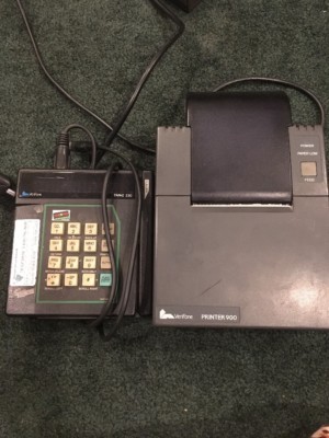 Verifone Tranz 330 Credit Card Processing Terminal W/ 900 Printer with ...