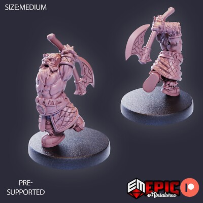 Dwarf Axe Thrower | Epic Miniatures | RPG D&D Pathfinder Wargaming ...