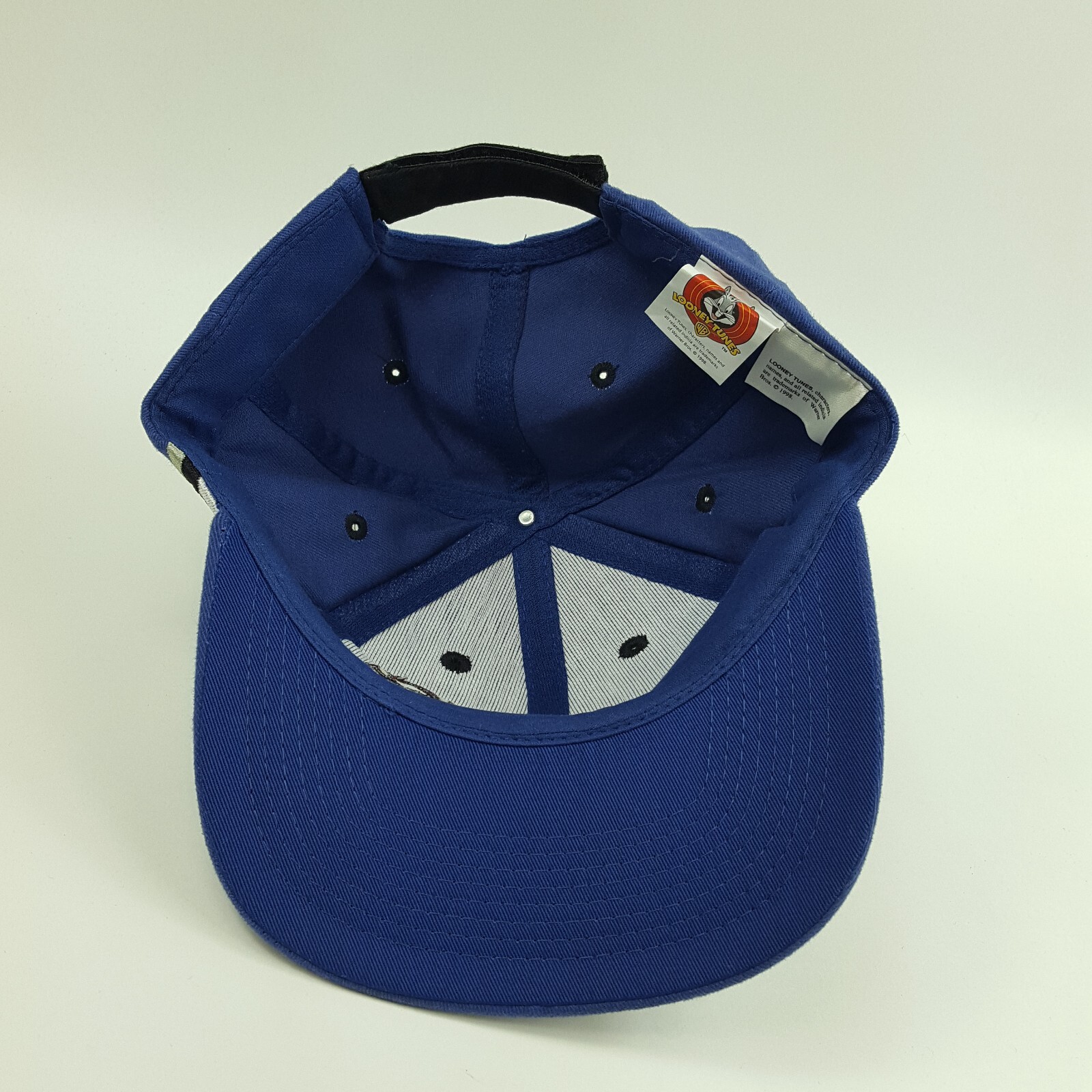 Vintage 90s Taz Cartoon Snapback Hat Beige Looney Tunes Adjustable ...