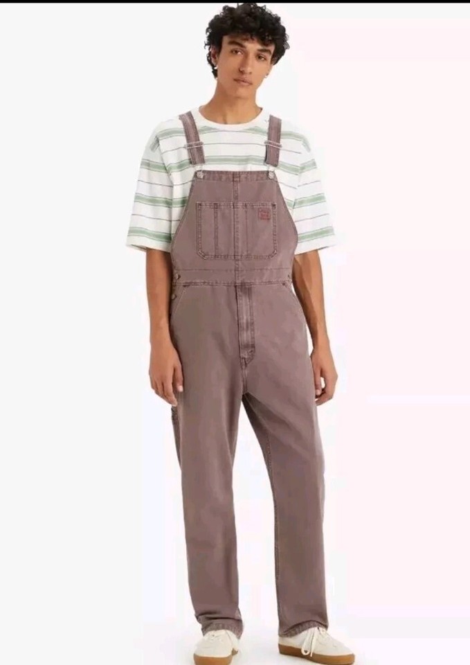 Levi's Red Tab Loose Throughout Workwear Zip Fly Overalls Men's Size -S ...