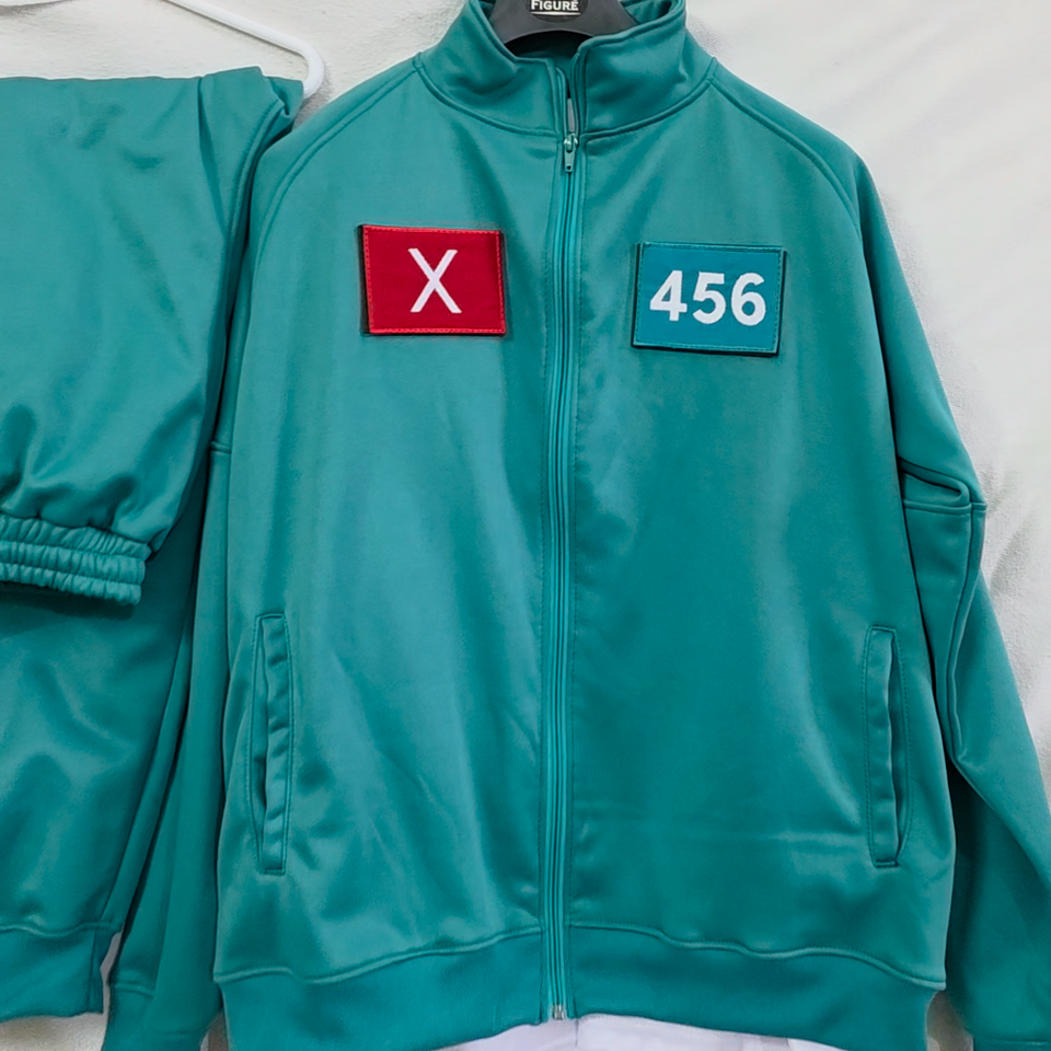 Squid Game Costume with Removable Number Patches Unisex Cosplay ...