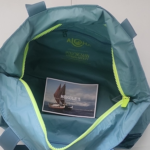 ALOHA Collection HOKULEA Zipper Tote Day Tripper Hawaiian canoe Limited ...