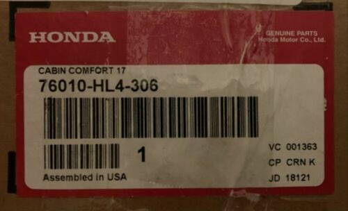 Genuine Honda Parts Cabin Com t 17 76010-HL4-306 New | eBay