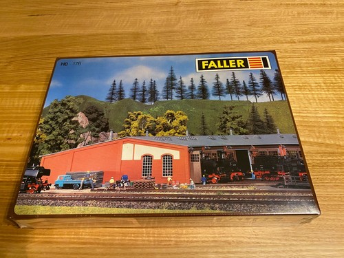 Faller HO 176 Three-stall Roundhouse, Vintage, Sealed Box 32 x 42 x ...
