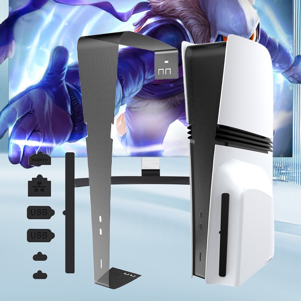 For PS5 Pro Dust Cover Mesh with Dust Plugs Set for PS5 Pro Disc ...