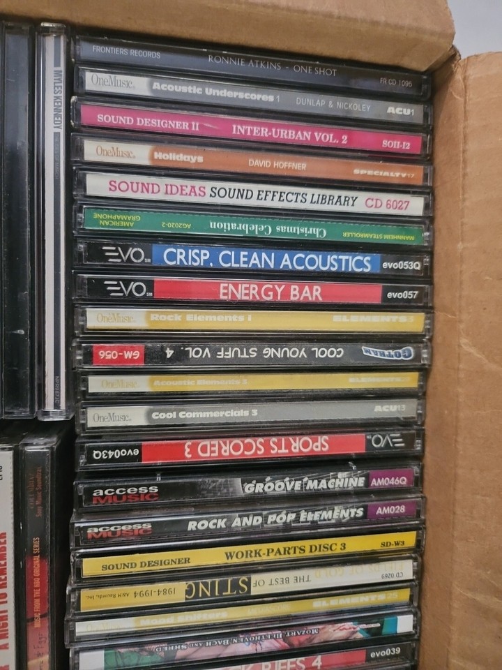 Lot Of 37 Music Cds Vintage Collection From Collector, Rock + More, Tr1 ...