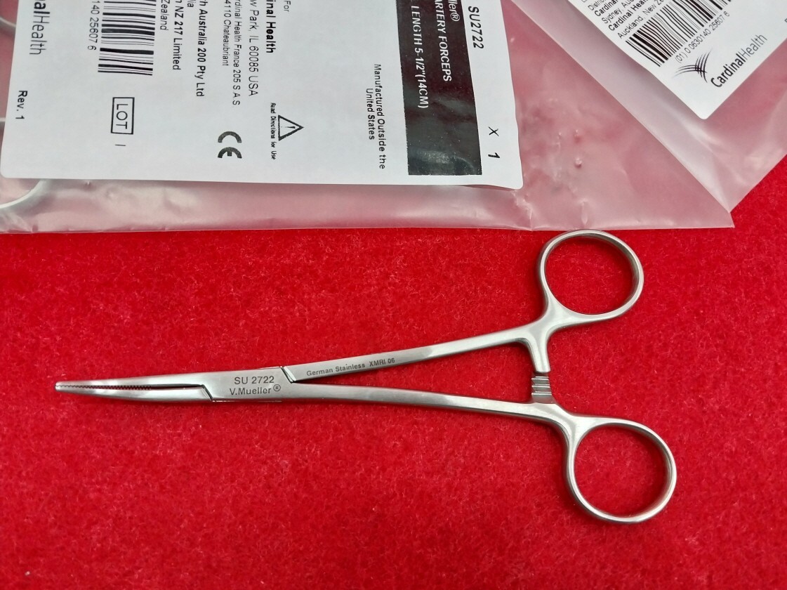 V. Mueller SU2722 Curved Kelly Forceps for sale online | eBay