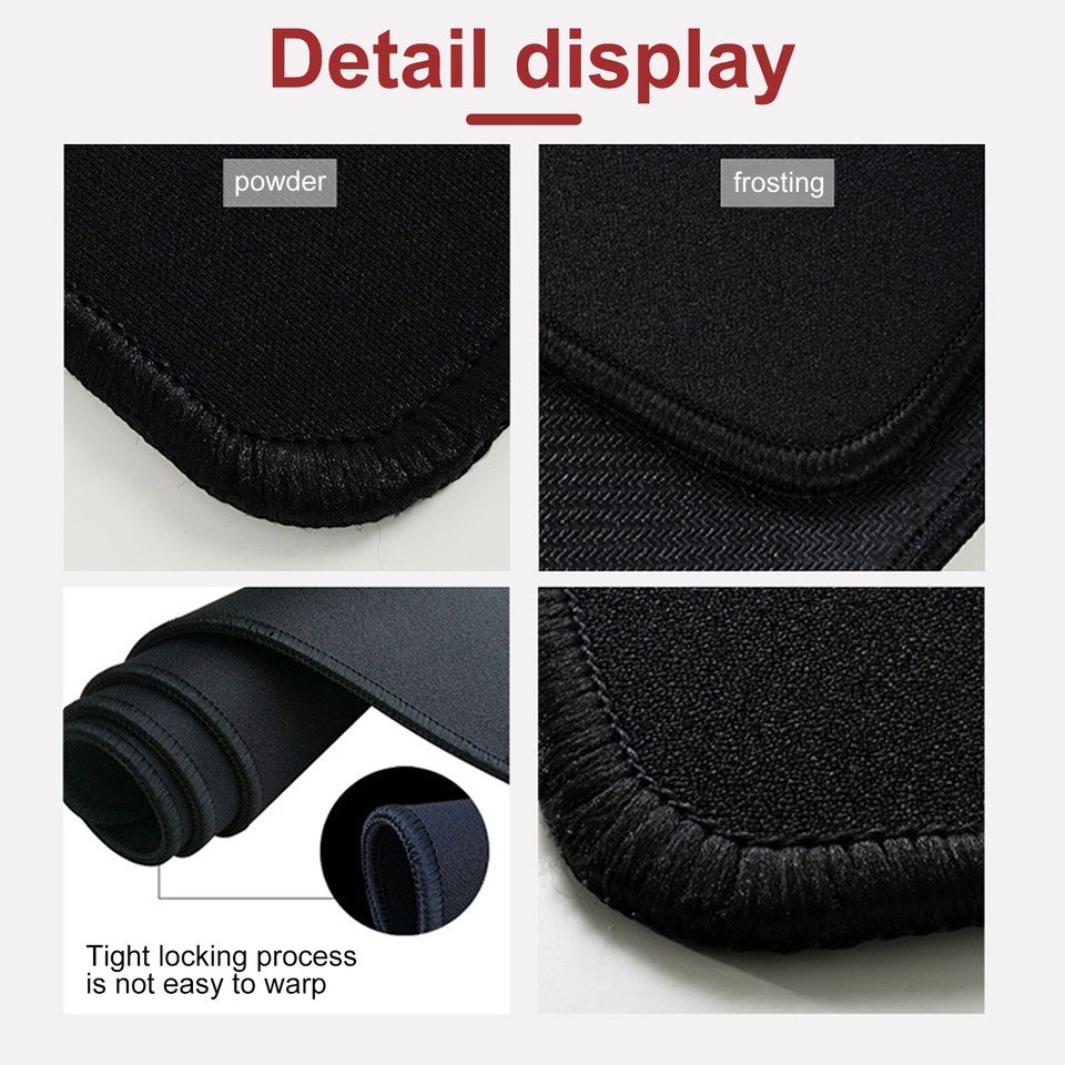 22*18cm Non-Slip Mouse Pad Stitched Edge PC Laptop For Computer PC ...