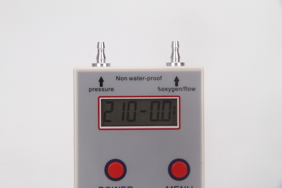 Ultrasonic O2 Analyzer Tester Oxygen Concentration Purity Detector LCD ...