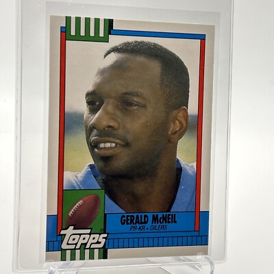1990 Topps Traded Gerald McNeil Football Card #1T Mint FREE SHIPPING | eBay