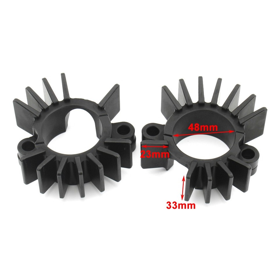 Exhaust Head Heat Sink Cooling Fin Clamps For Street Twin Scrambler ...