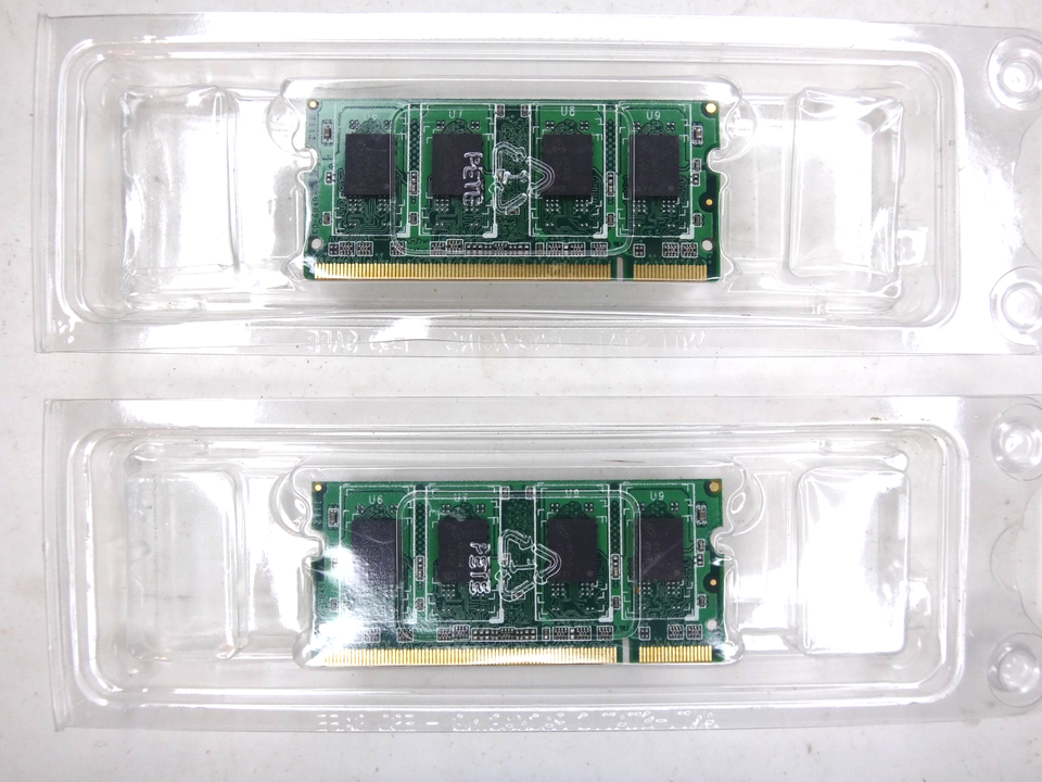 Crucial 2GB Kit (2x 1GB) DDR2 SODIMM 667MHz PC2-5300 Notebook Laptop ...