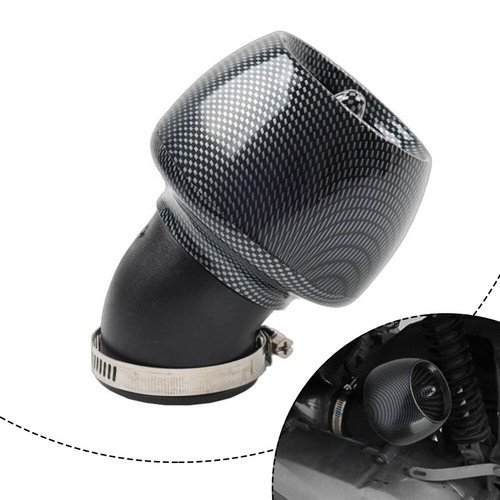 Carbon Look Universal Pit ATV Scooter Air Intake Filter Cone Pod 28 ...