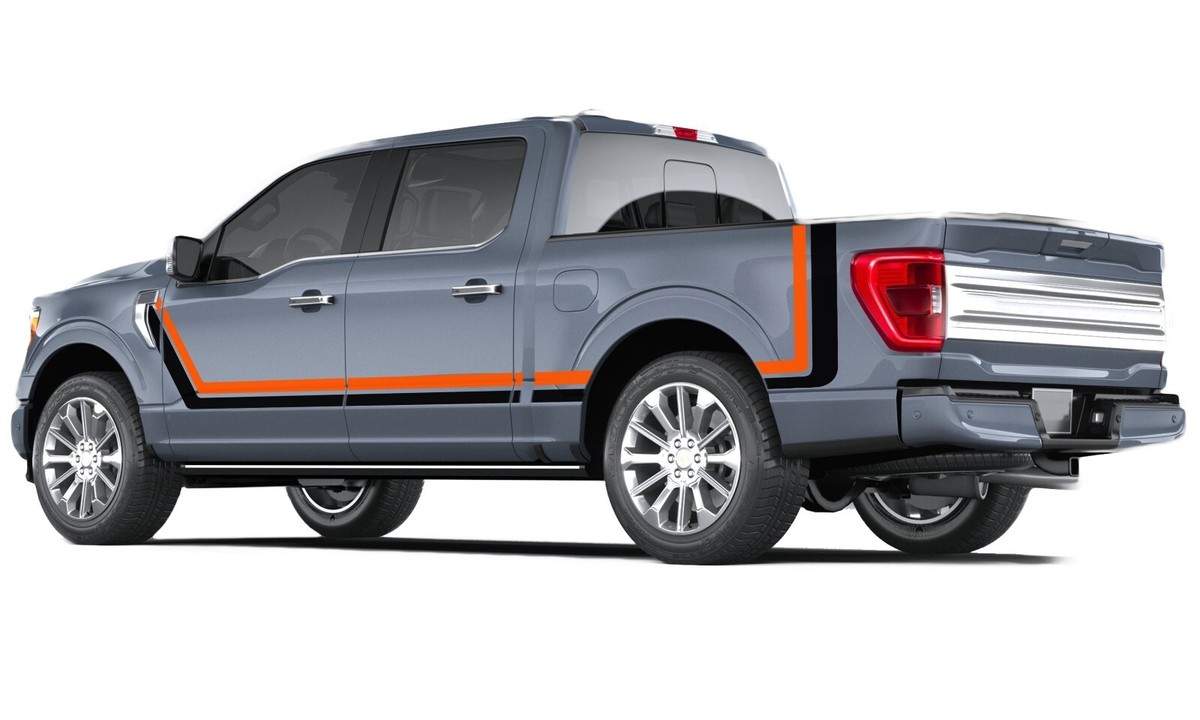 2021 2022 2023 Ford F-150 Stripes Rocker Lower Rocker Vinyl, 49% OFF