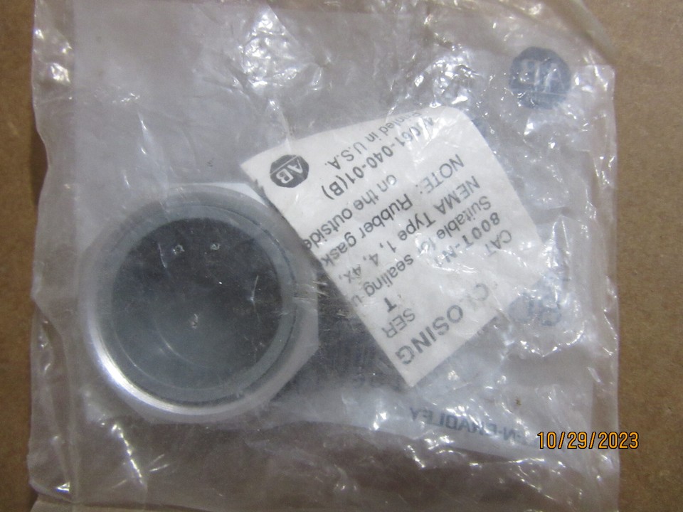 Allen Bradley 800T-N1 Closing Button Gray New!!! in Sealed Package | eBay