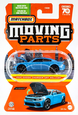2023 Matchbox Moving Parts #39 2020 Dodge Charger SRT Hellcat FROSTBITE ...