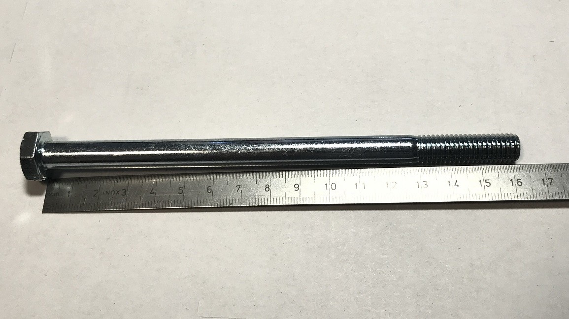 5 Stück Schraube DIN 931 M10x160 10.9 verzinkt + Mutter DIN 985 M10 ...