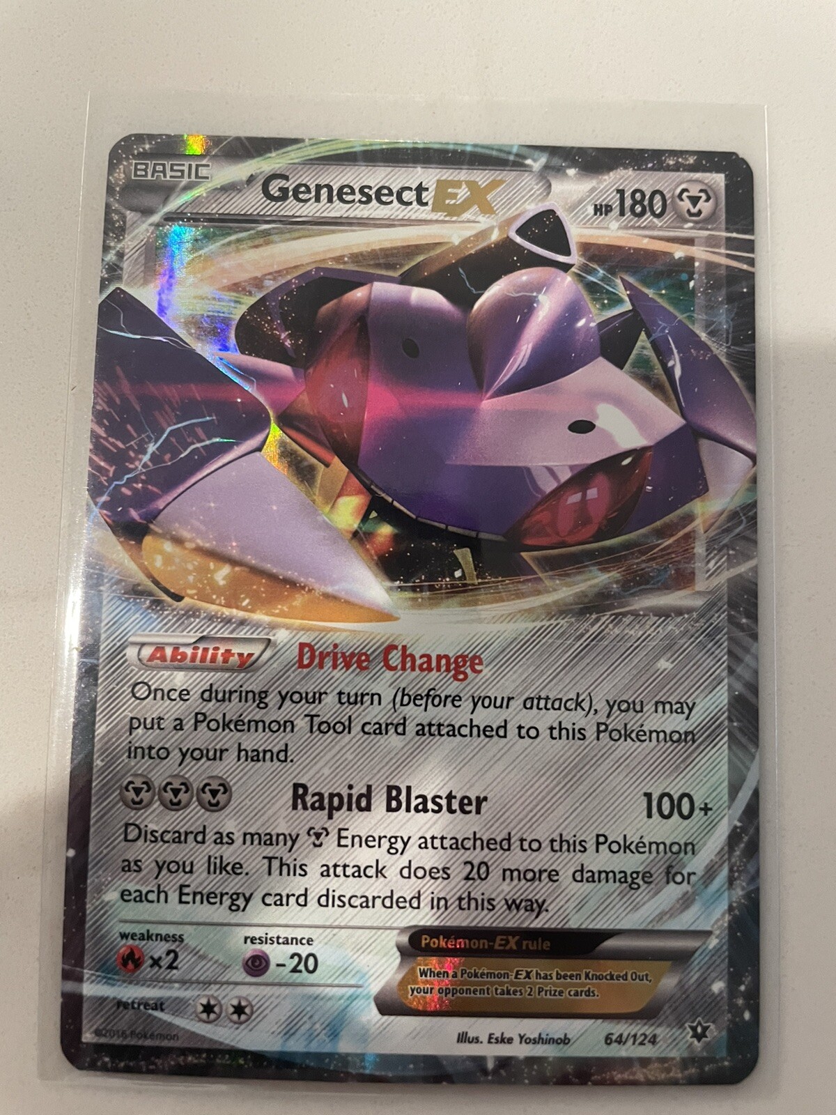 Genesect EX 64/124 Ultra Rare - 2016 Pokemon XY Fates Collide | eBay