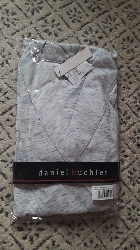 DANIEL BUCHLER Men's LIGHT WEIGHT L/XL Waist Tie Robe MSRP $125 | eBay