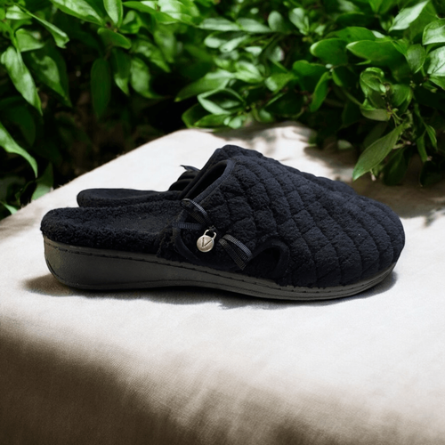 Vionic adilyn Womens size 6 shoes black slip on comfort slippers | eBay