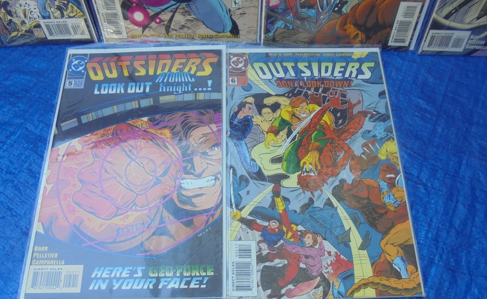 DC Comics The Outsiders Lot # 0 1 2 4 5 6 7 13 Eradicator Geo-Force ...