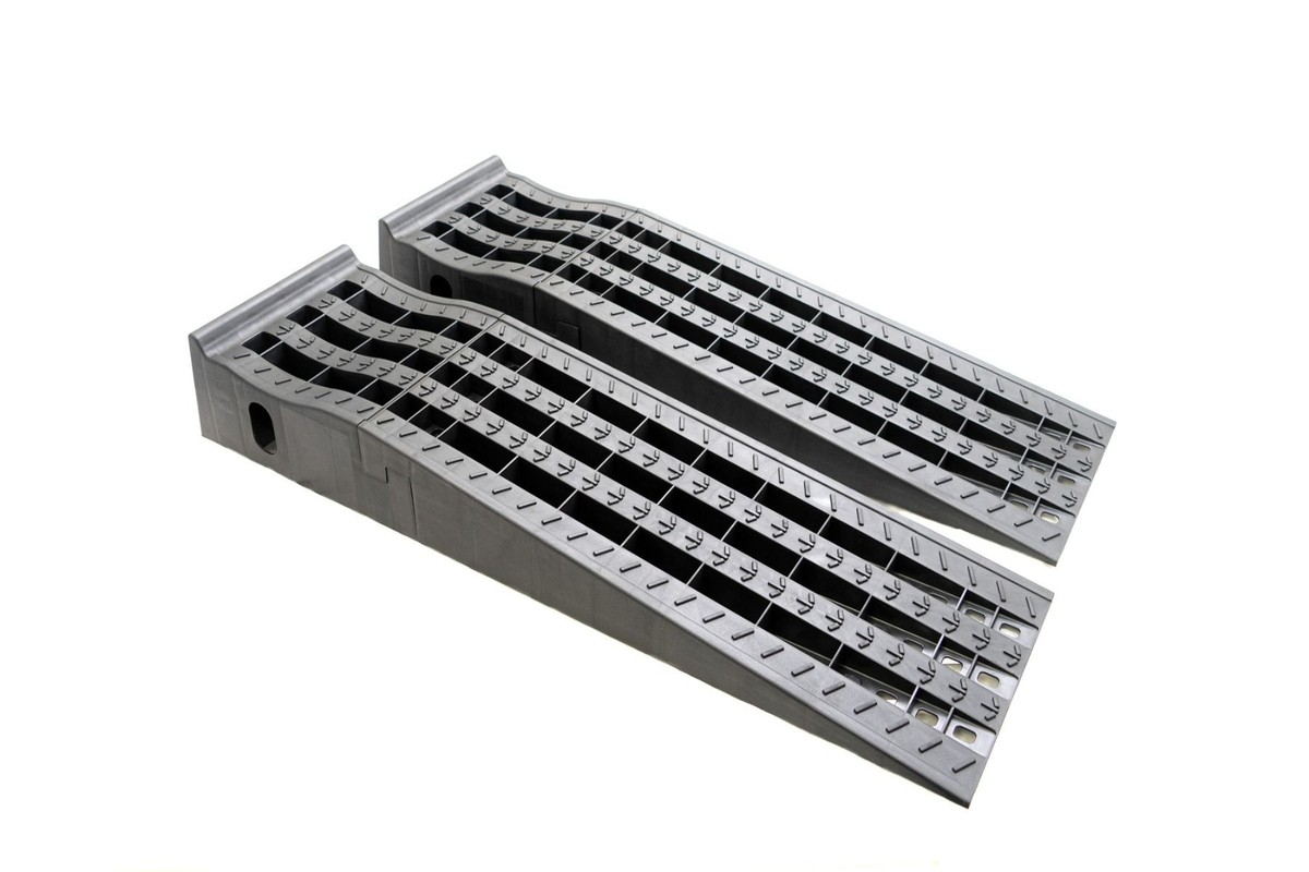 Car Drivng Down Ramp