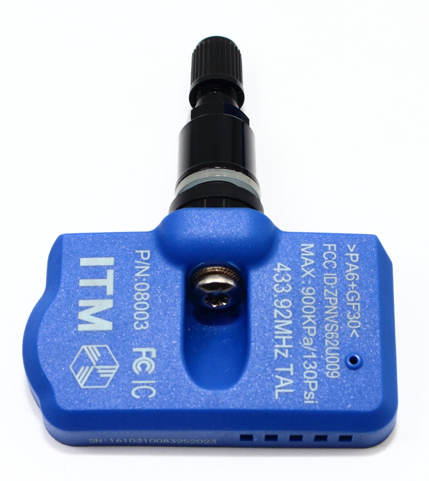 4 TPMS Tire Pressure Sensors Mercedes Benz Gloss Black Aluminum Valve ...