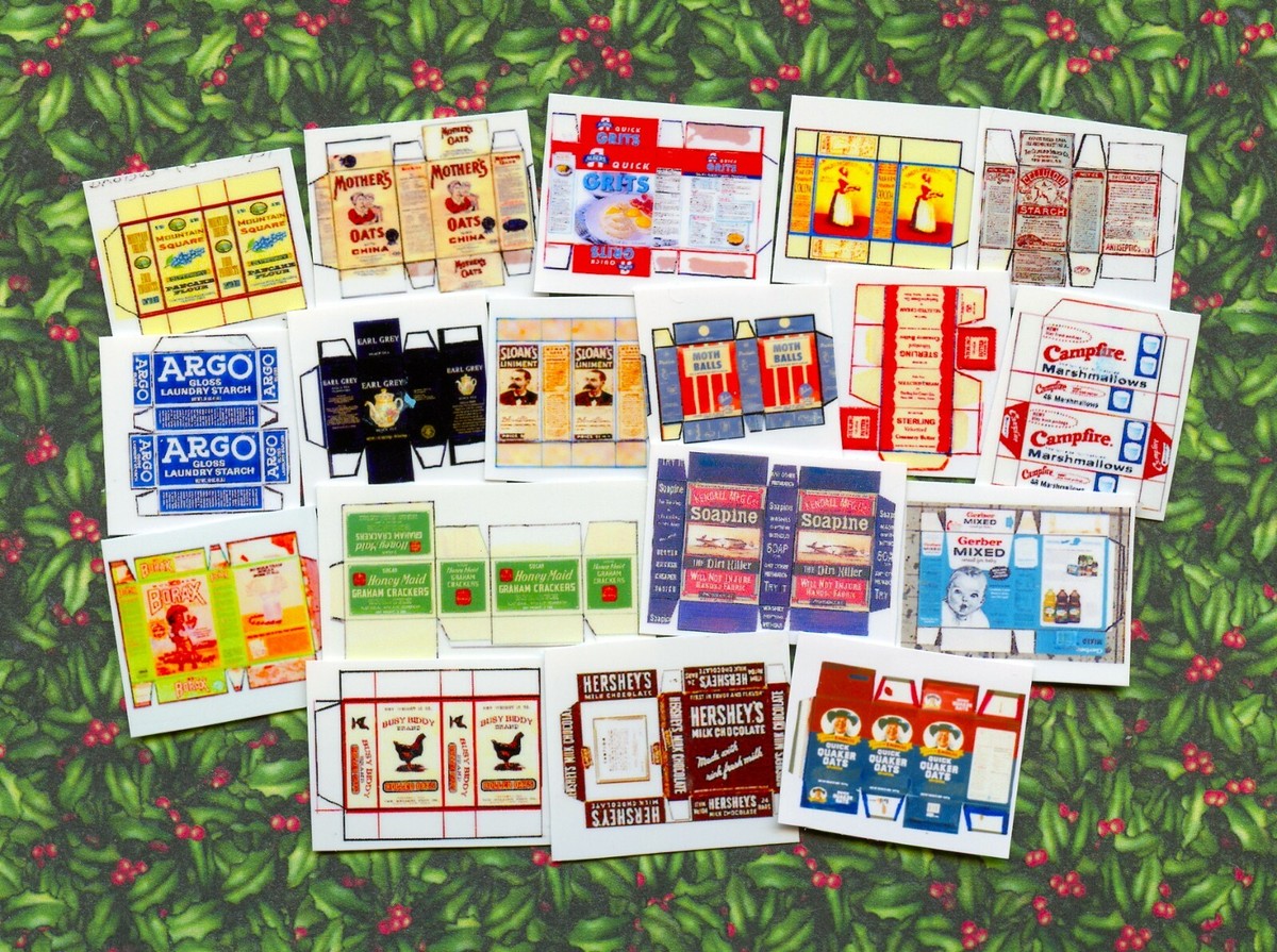 Miniature Plate Printables Friendly Fast Food Printable Boxes