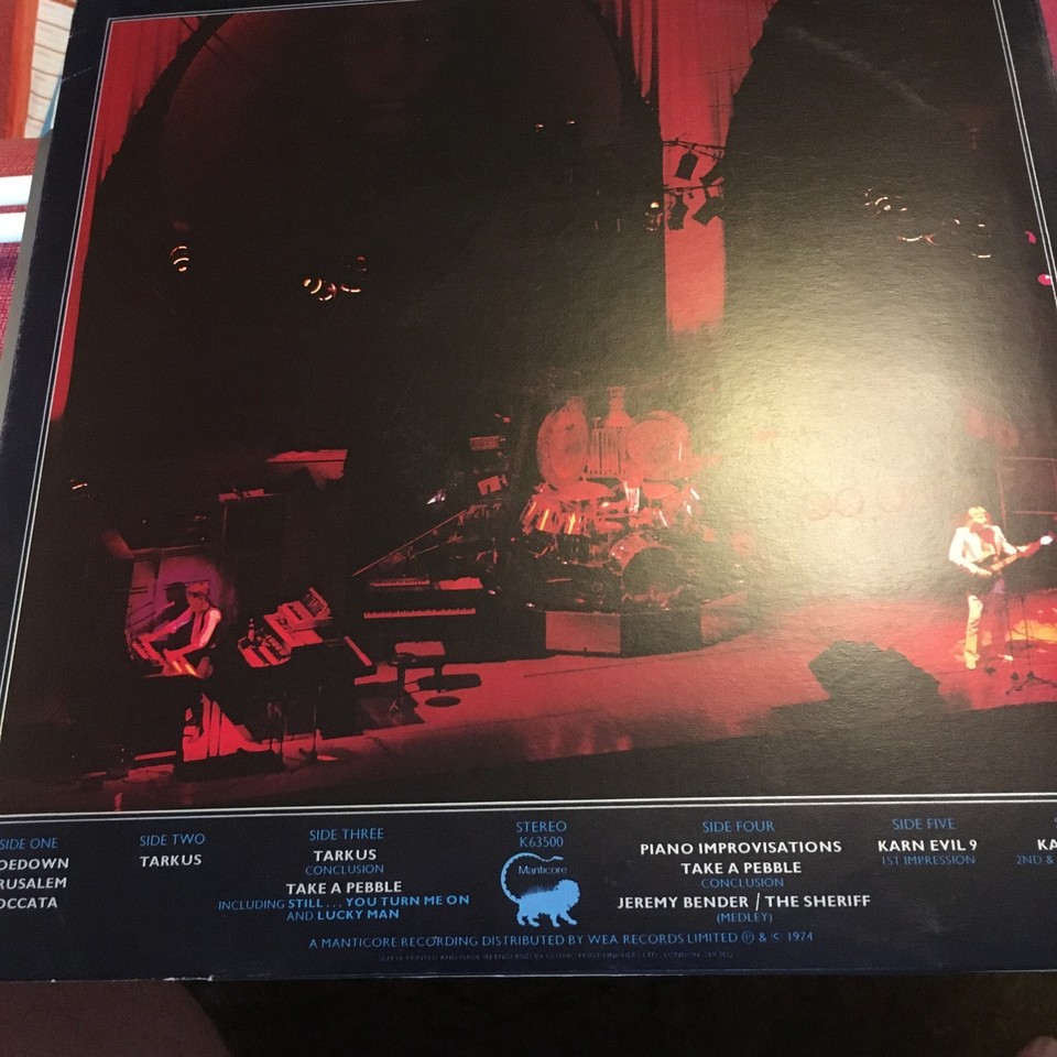 EMERSON LAKE & PALMER WELCOME BACK MY FRIENDS VINYL 3LP RECORD CLEAN ...