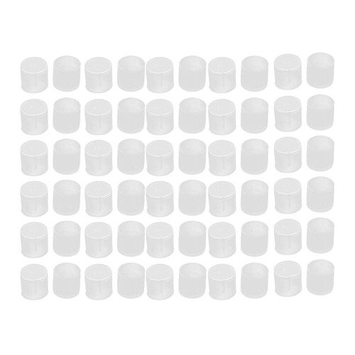 60Pcs 14mm Inner Dia PE Plastic End Cap Bolt Thread Protector Tube ...