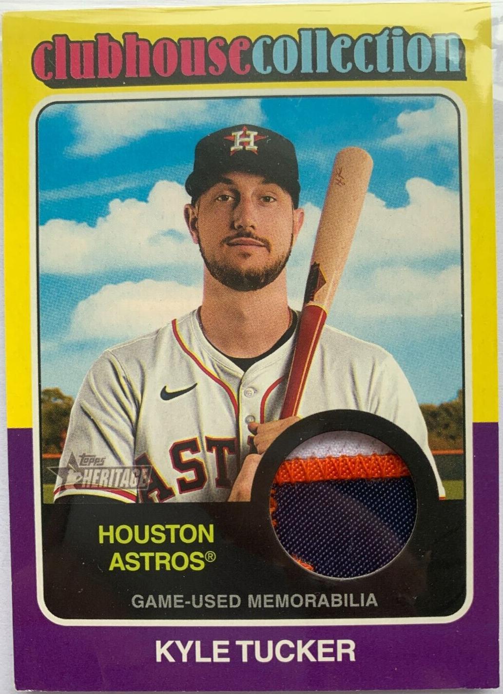 2024 Topps Heritage - Clubhouse Collection Relics Kyle Tucker #CCR-KT ...