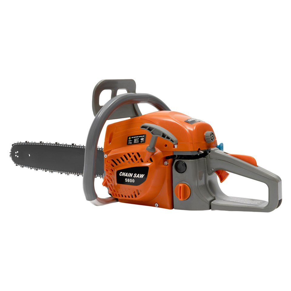 58CC 20" Gasoline Chainsaw Powered Wood Cutting Engine 2-Stroke Gas ...