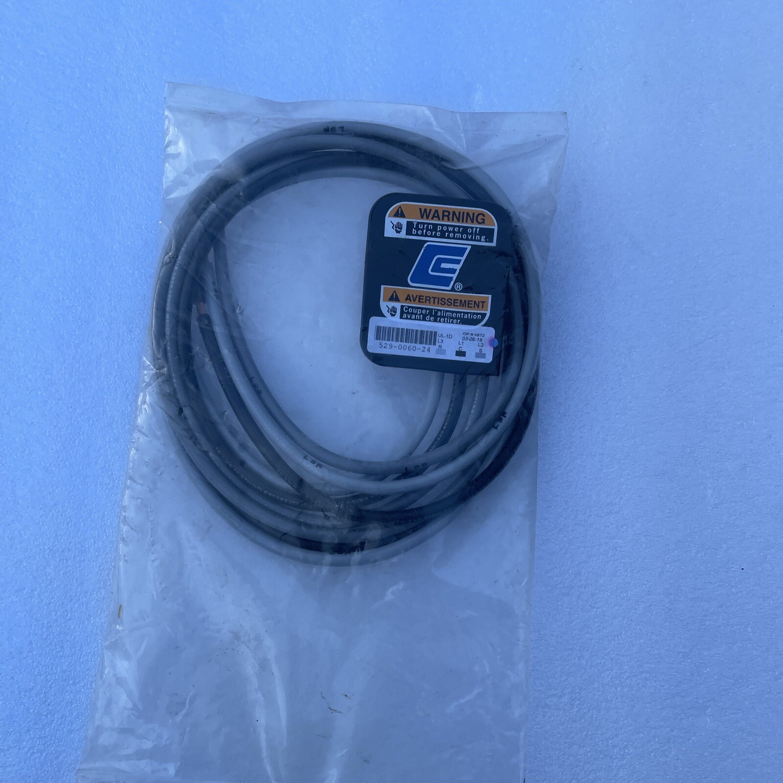 Copeland Compressor Power Wiring Harness w/ Molded Plug 529-0060-24 New ...