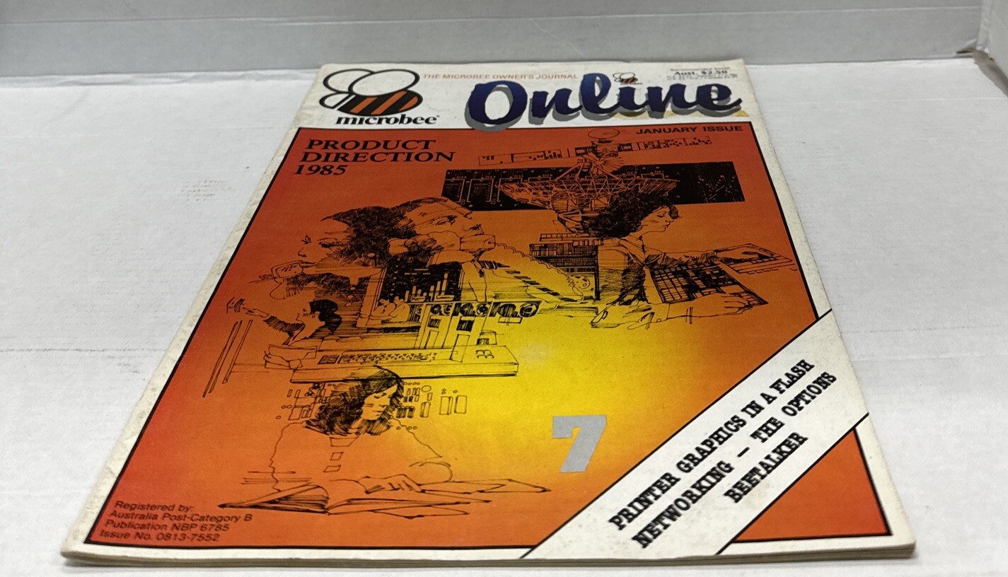 Microbee Computer Journal January Issue No 7 Product Direction 1985 | eBay