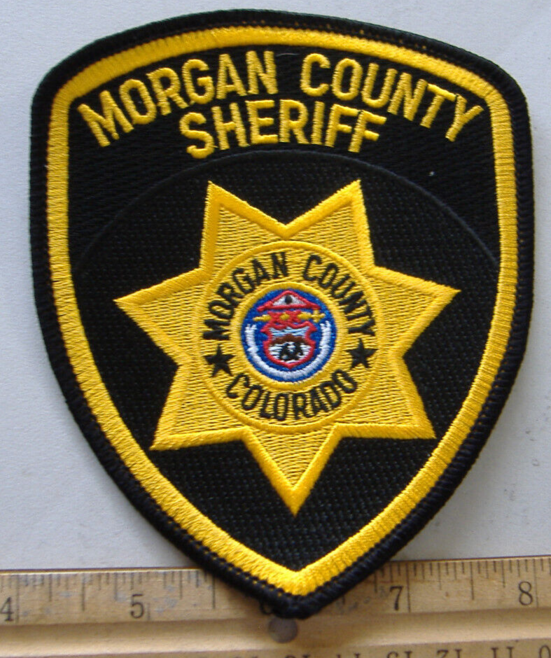 MORGAN COUNTY COLORADO SHERIFF FABRIC PATCH | eBay