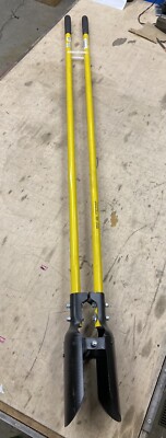 Post Hole Digger Fiberglass Handles Lifetime NUPLA Glass 72'' + Fence ...