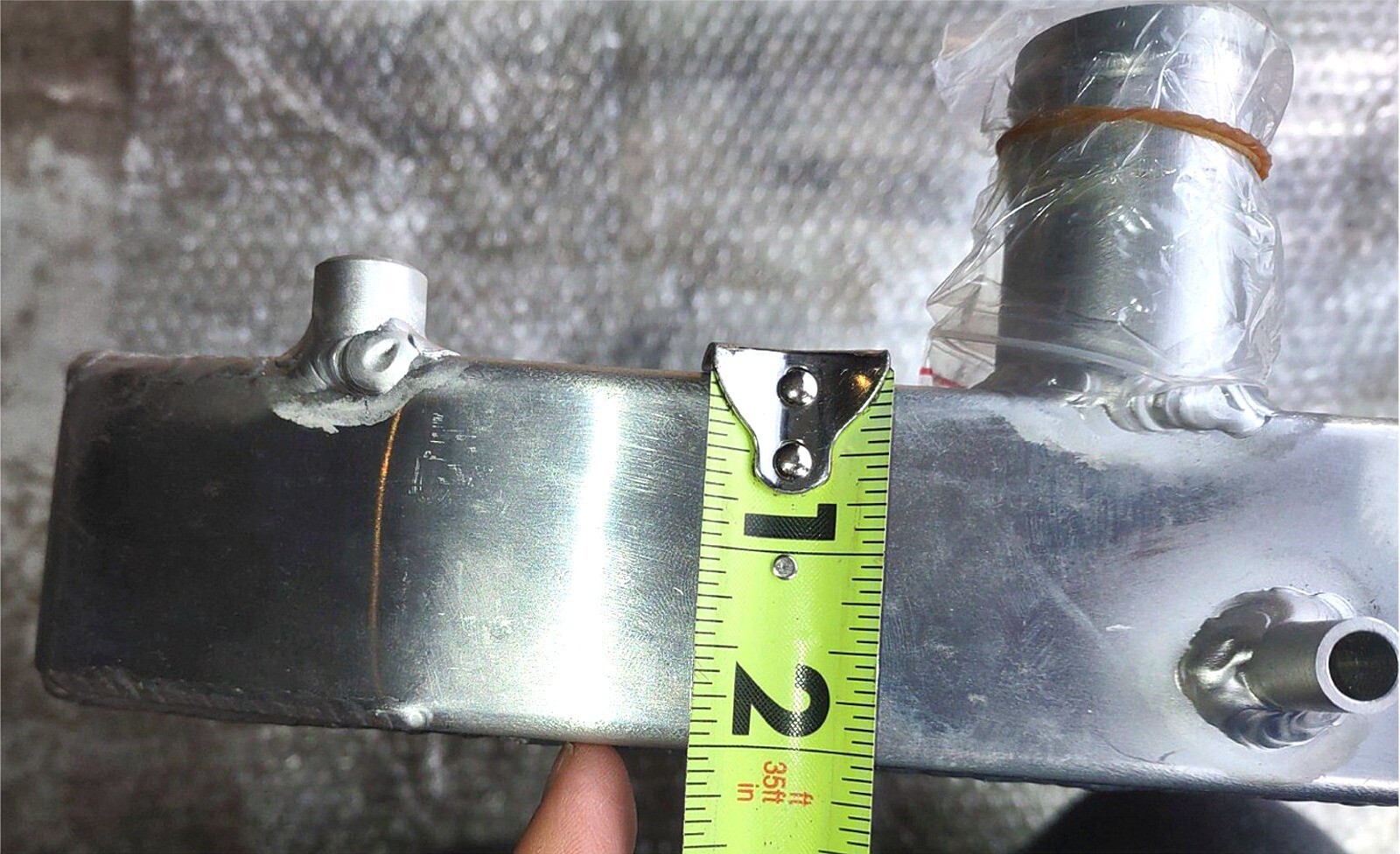 DUNE BUGGY ALUMINUM RADIATOR WITH ELECTRIC FAN AND ADJUSTABLE CONTROL ...