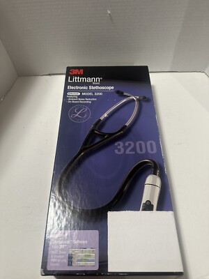 3M Littmann 3200 Electronic Stethoscope 707387765507 | eBay