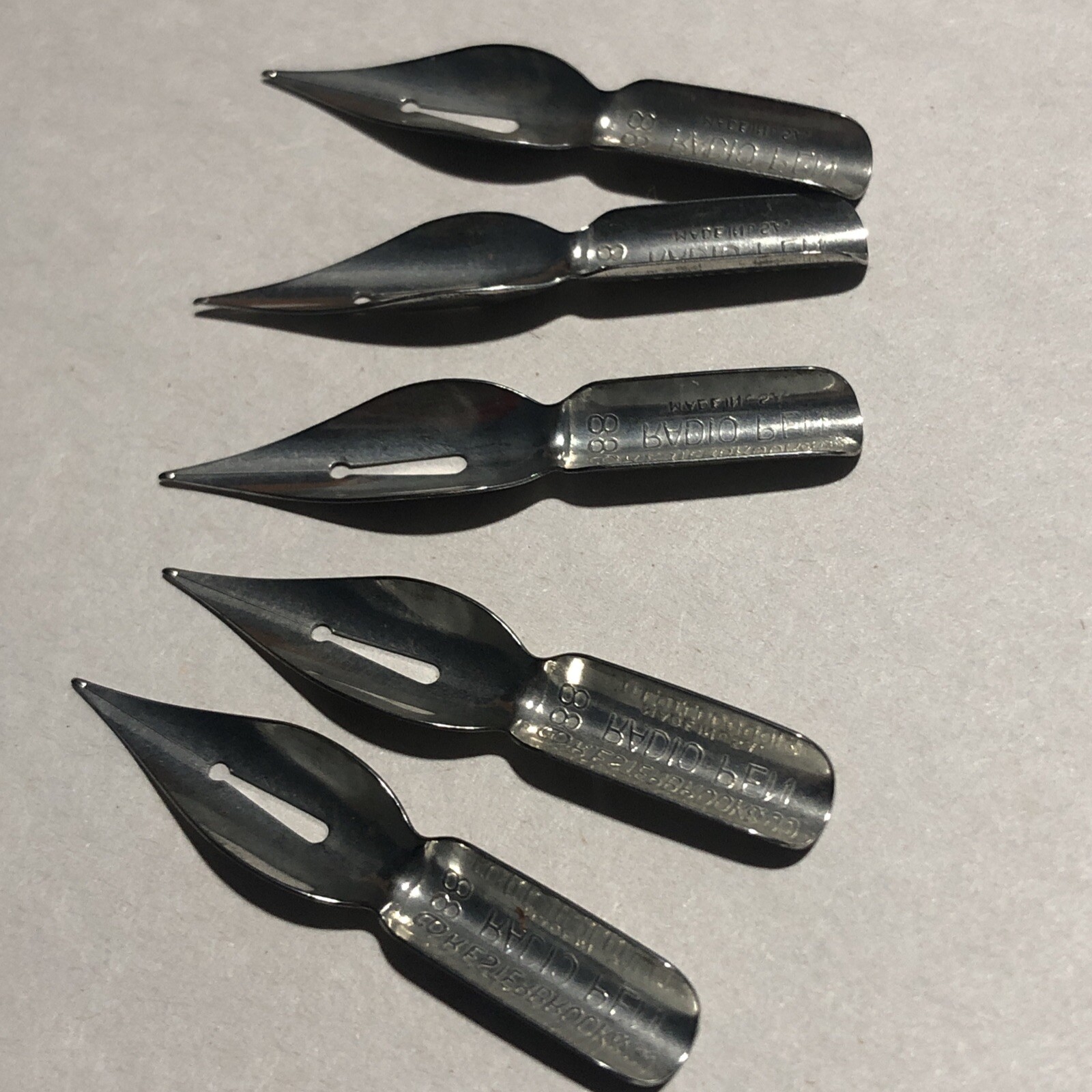 Lot Of 5 NOS Vintage R Esterbrook & Co 988 Radio Dip Pen Nibs New | eBay