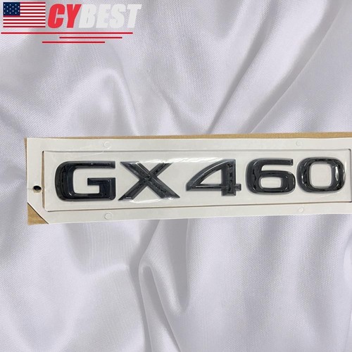 Gloss Black Car Rear Trunk GX460 Letter Badge Emblem Sticker For F ...