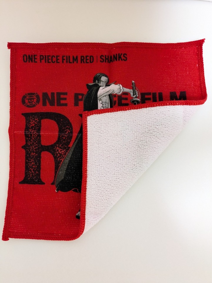 Shanks One Piece Film Red × Hotto Motto Original Hand Towel Japanese | eBay