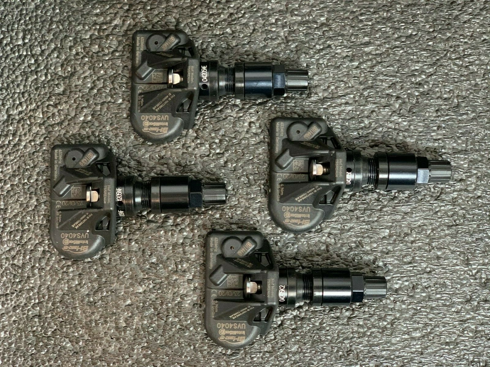 HUF BH SENSE TPMS Black Stems Sensors Set Porsche Panamera 2017-2018 ...