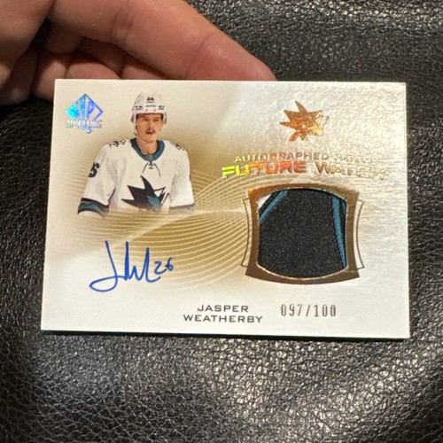 2021-22 SP Authentic - Future Watch Auto Patch Jasper Weatherby #FWAP ...