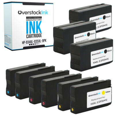 9X Compatible OSI 934XL 935XL Multipack Ink for HP OfficeJet 6812 6815 ...