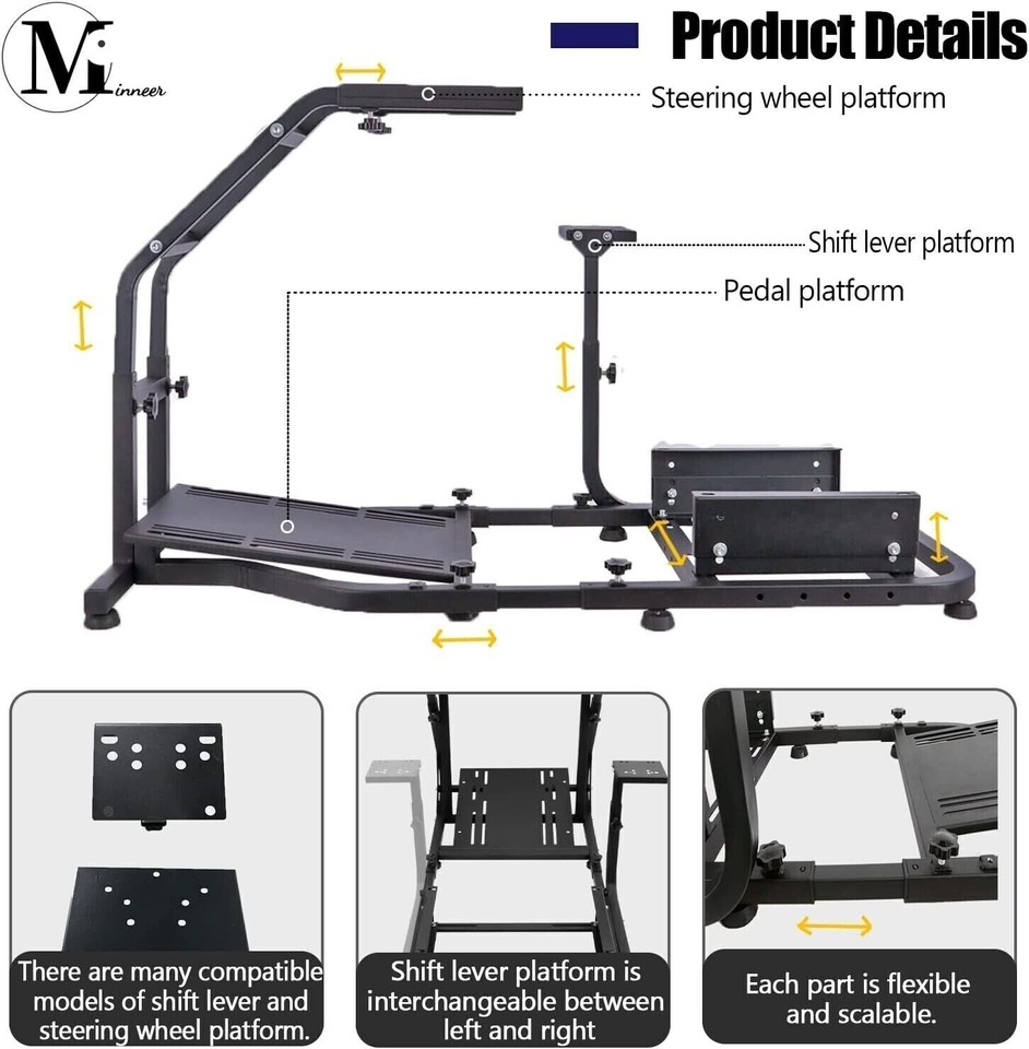 Used-Racing Simulator Cockpit Steering Wheel Mount For Logitech G29 ...
