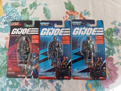 GI Joe Limited Edition Destro, Snake Eye Miniature Action Figures New ...