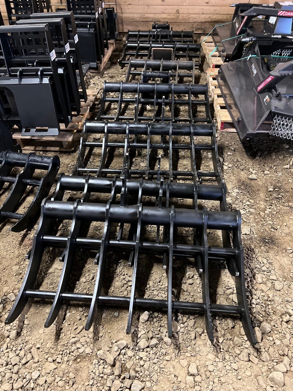 48" Mini Excavator Brush Rake for most excavators up to 13k lbs | eBay