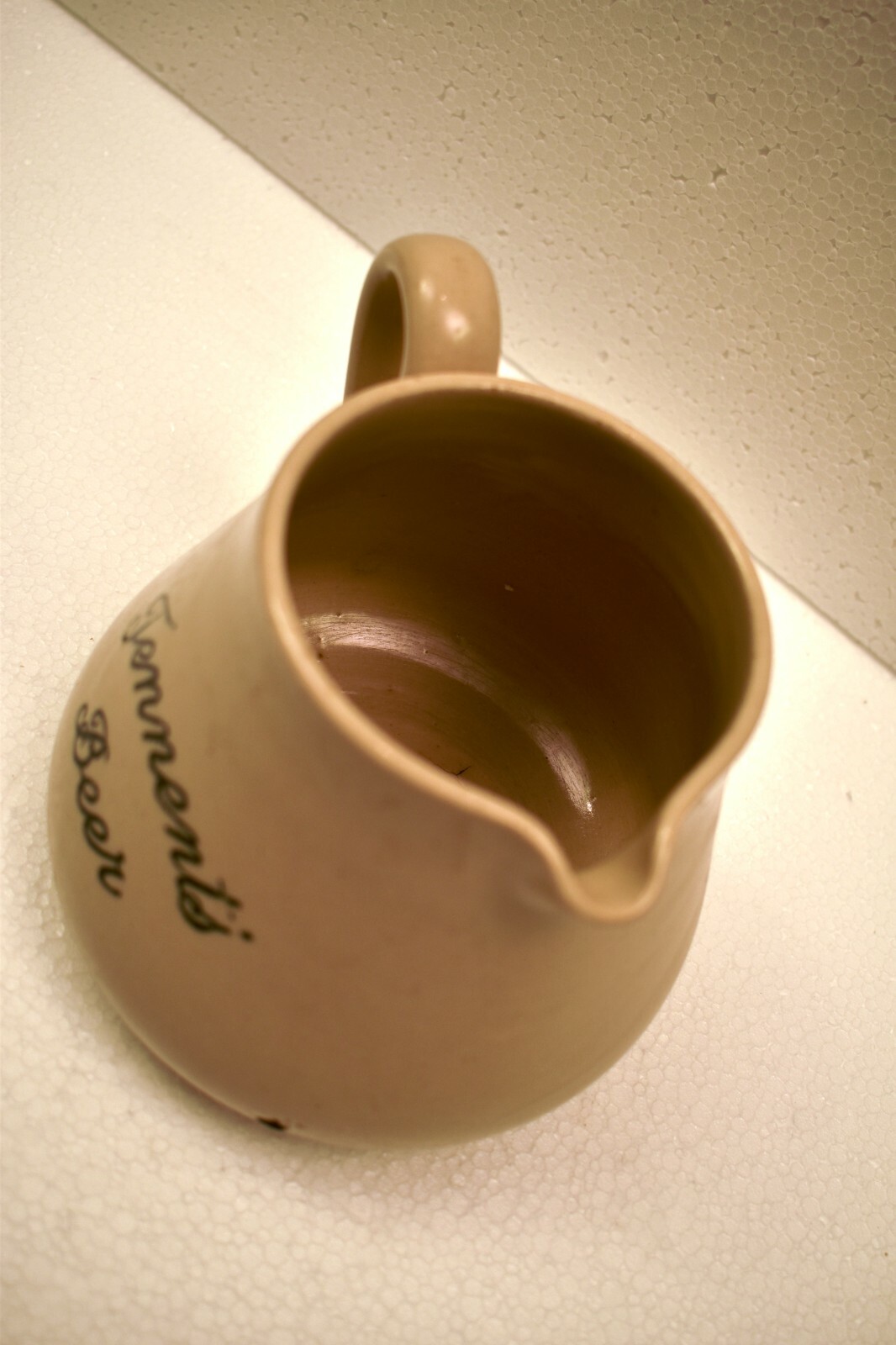 Antique Tennent's Beer Jug Mug Tankard Possil Pottery Glasgow Stoneware ...