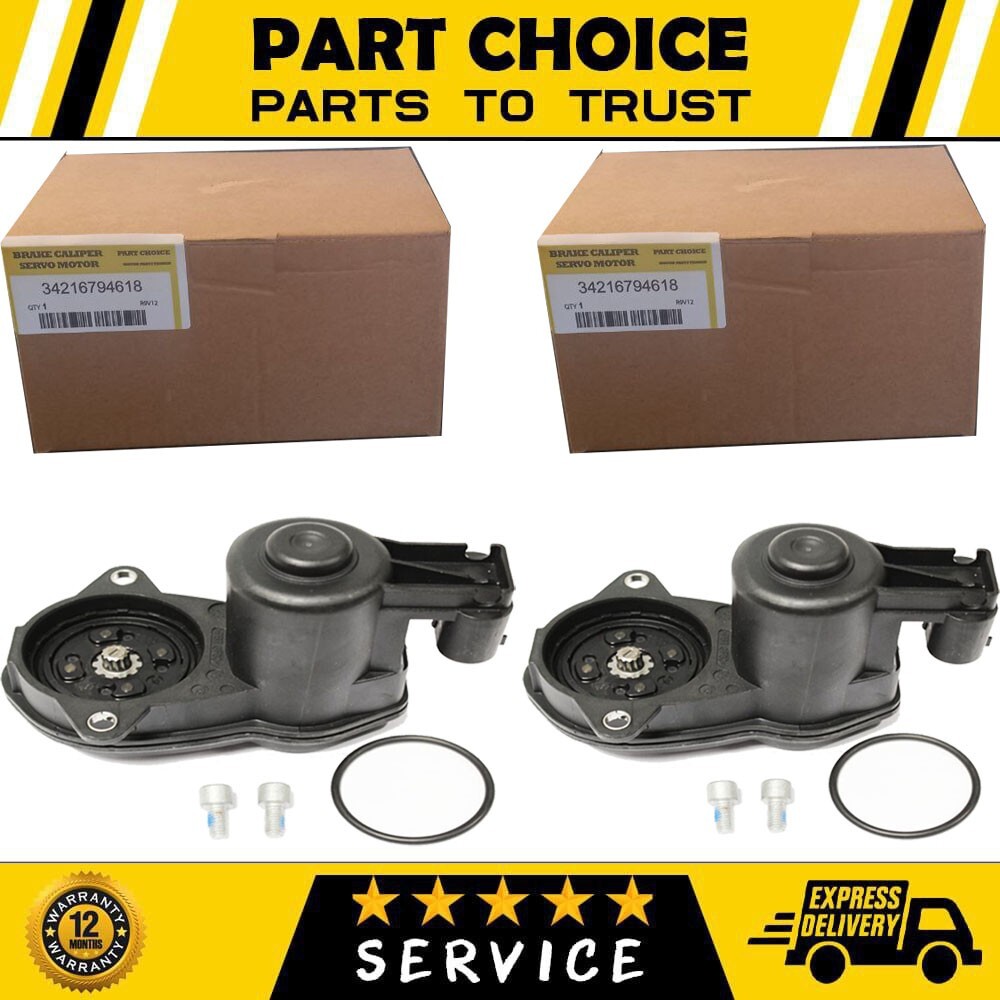 2x Rear Hand Brake Caliper Servo Motor For BMW 5 6 Series X3 X4 Z4 i8 ...