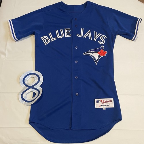 Majestic Authentic Toronto Blue Jays MLB Baseball Jersey Royal Blue ...